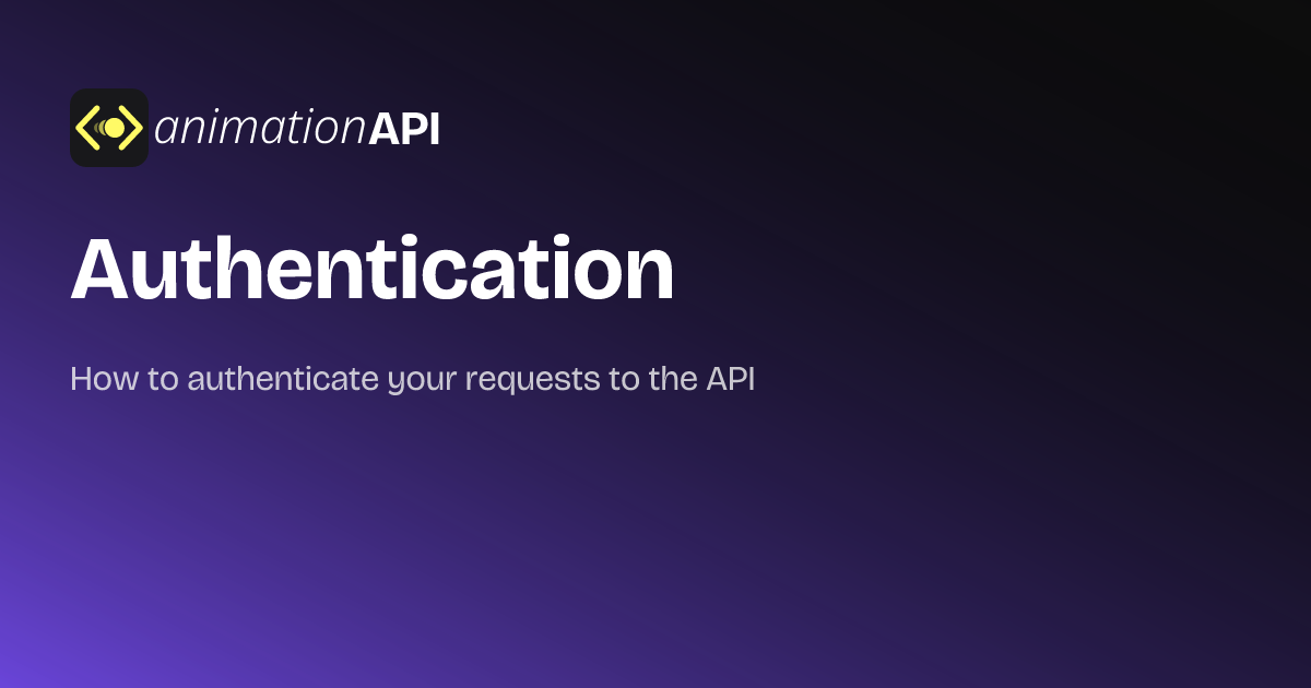 Authentication